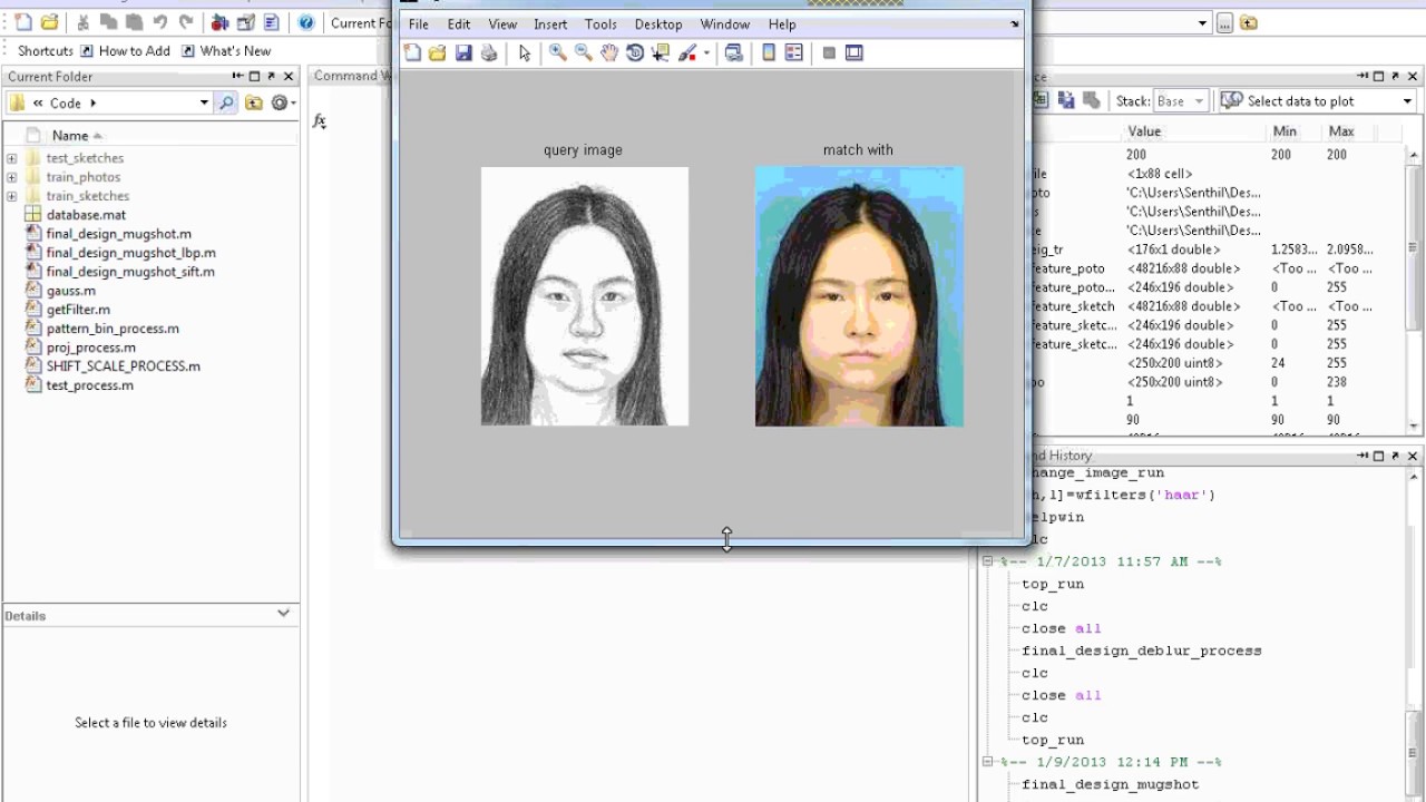 MATCHING FORENSIC SKETCHES TO MUG SHOT PHOTOS - YouTube
