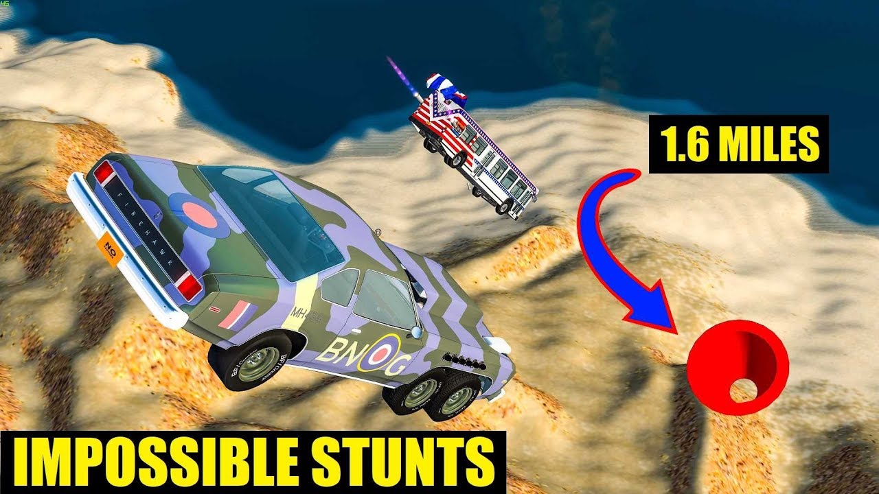 IMPOSSIBLE STUNTS - BeamNG Drive Crashes - YouTube