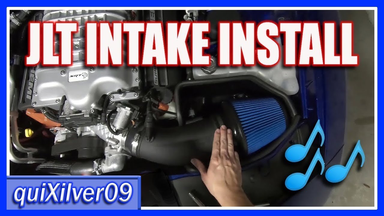 JLT Intake Install on my Charger Hellcat! - YouTube