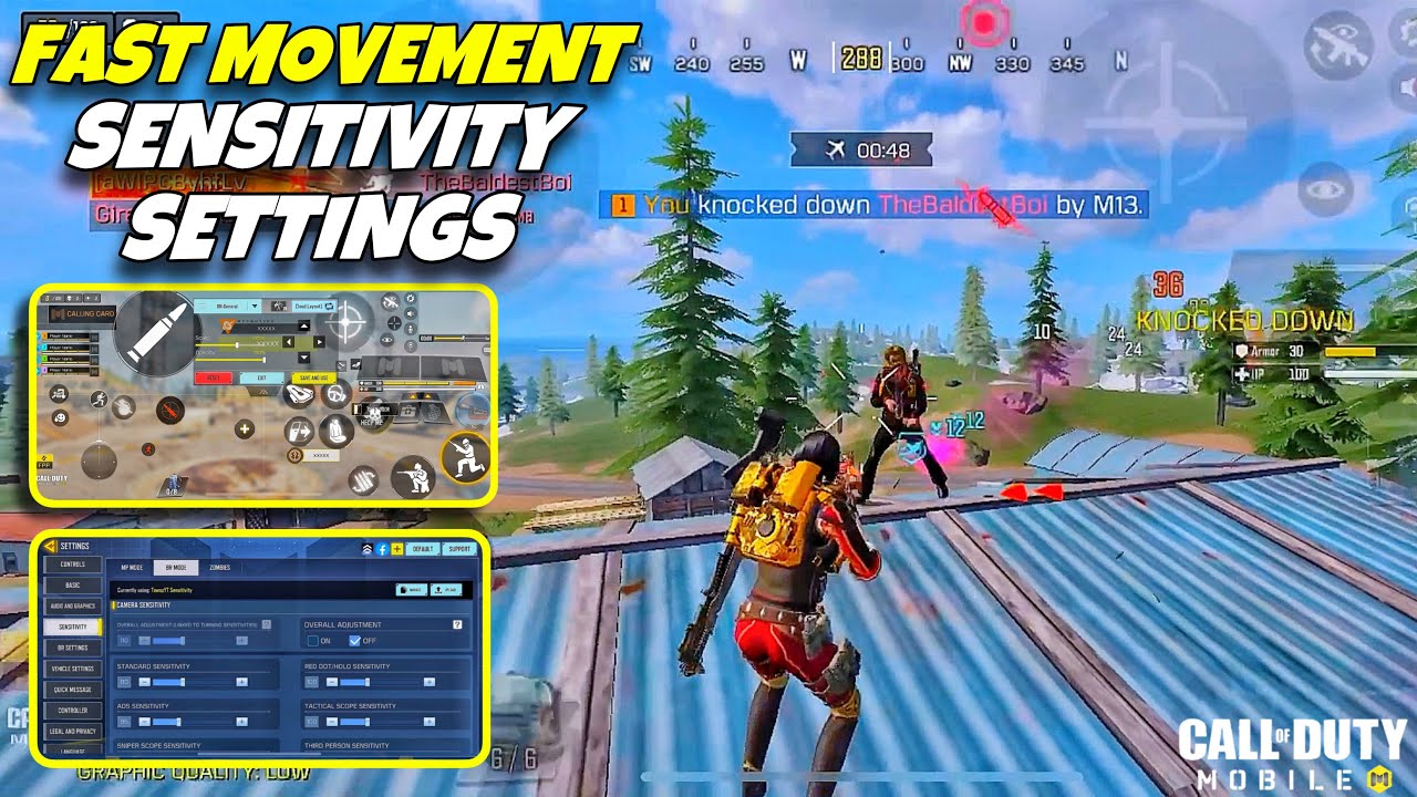 SEASON 2 UPDATED FAST MOVEMENT SENSITIVITY SETTINGS FOR COD MOBILE ...