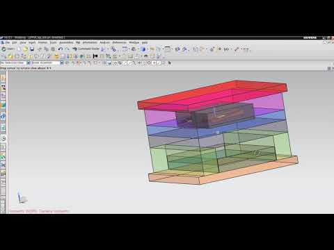 UG NX Mold Wizard Moldbase Concept Design - YouTube
