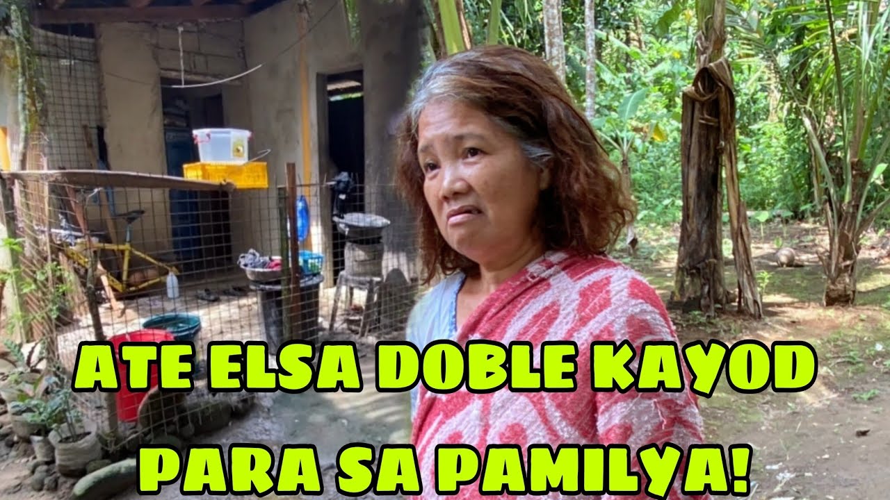 ATE ELSA KAYOD KALABAW PARA SA KANYANG PAMILYA... - YouTube