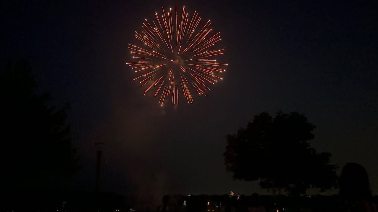 2023 Firework Show off a barge - YouTube