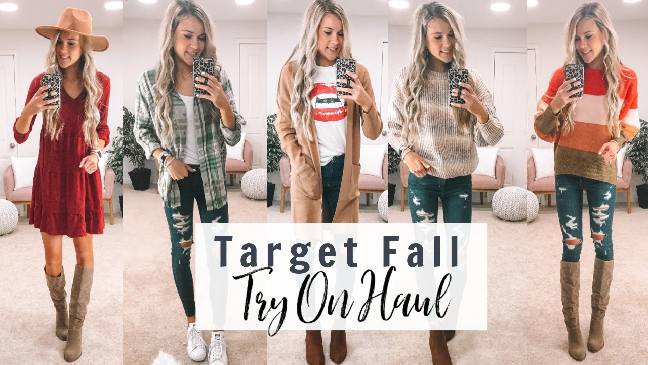 Huge Target HAUL | Target Fall Fashion 2020 | Target Clothing Try On ...