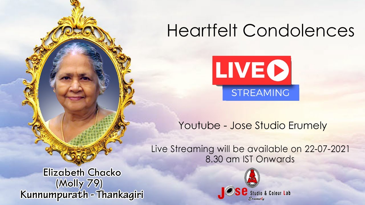 Elizabeth Chacko (Molly 79) Kunnumpurath Thankagiri Funeral Ceremony ...