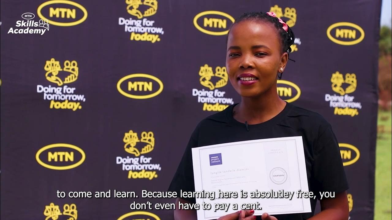 MTN Skills Academy testimonial - YouTube