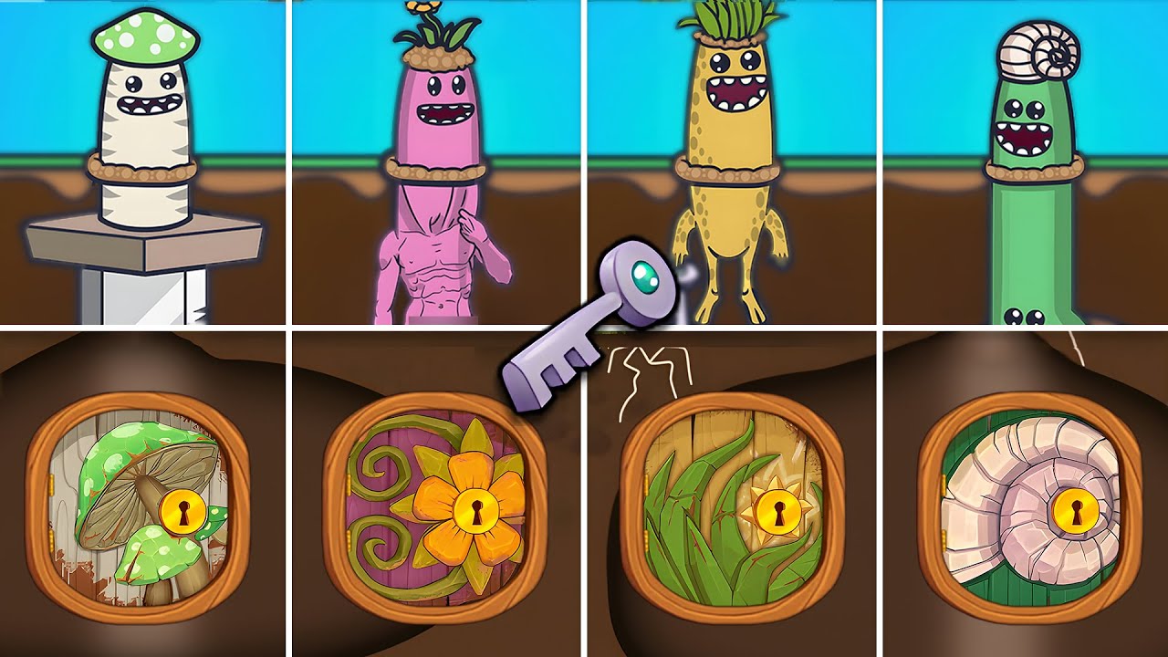 All Dipster Doors - Full Body Designs & Discovery (My Singing Monsters ...