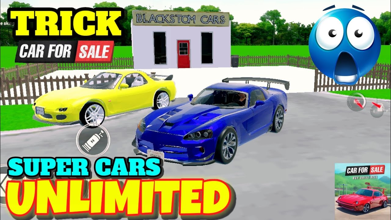 UNLIMITED FREE SUPER CARS IN CAR FOR SALE SIMULATOR MOBILE..... - YouTube