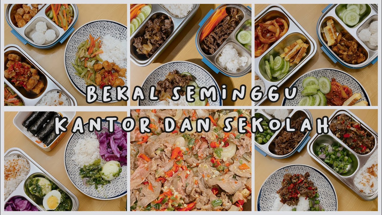 IDE BEKAL SATU MINGGU, BEKAL ANAK SEKOLAH dan SUAMI KANTOR - YouTube