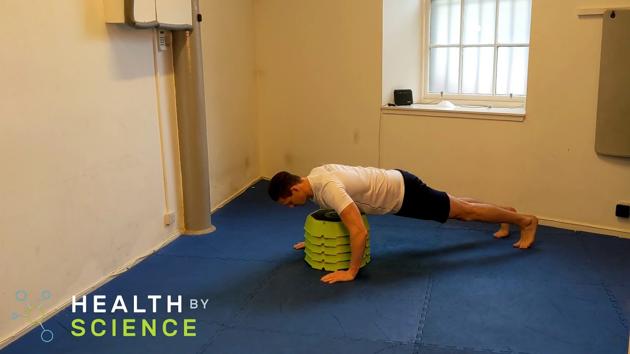 Push Ups partial range high - YouTube