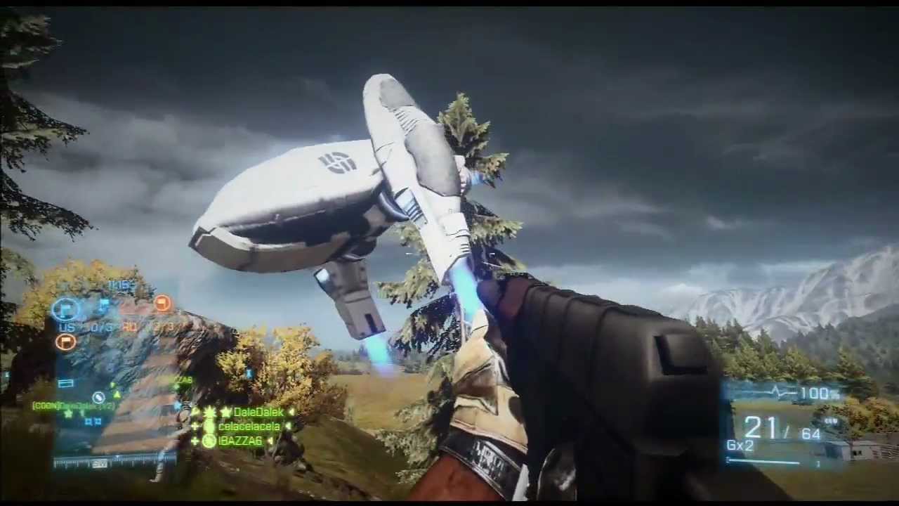 Battlefield 3 End Game Alien Spaceship Easter Egg - YouTube