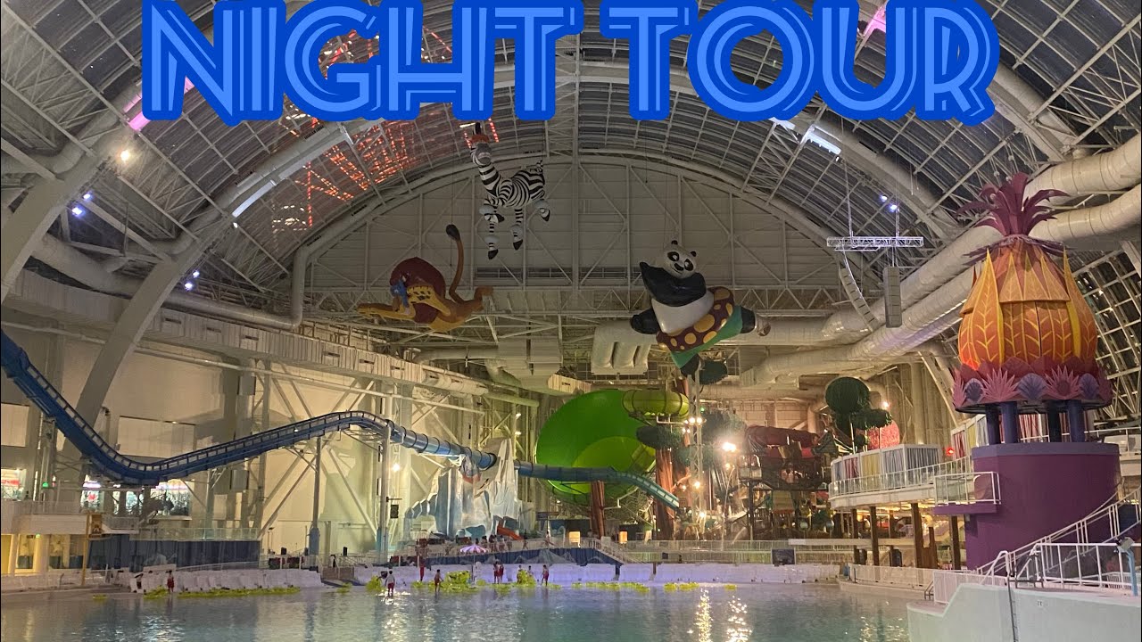 DreamWorks WaterPark~American Dream Mall NJ 'Night Tour' - YouTube