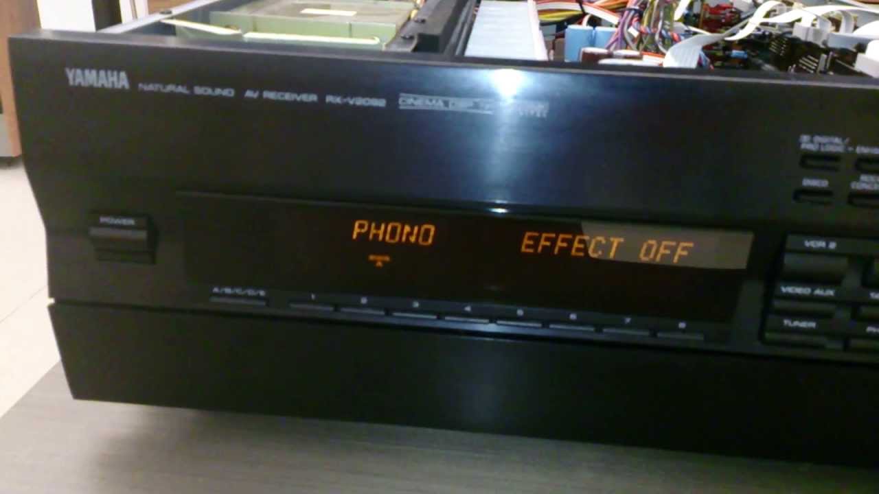 YAMAHA RX-V2092 PHONO部修理完了 機能TEST - YouTube