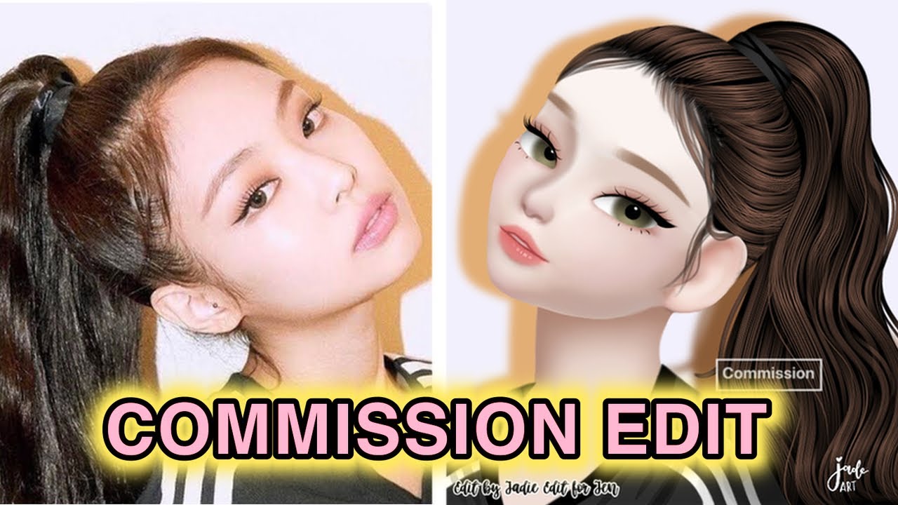 BLACKPINK JENNIE | COMMISSION ZEPETO EDIT | IBISPAINT | JADIE - YouTube