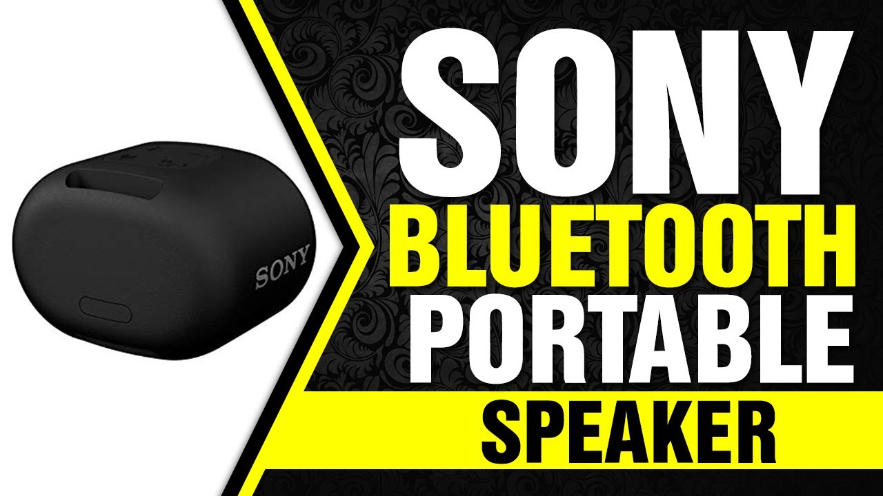 Sony XB01 Bluetooth Compact Portable Speaker Black (SRSXB01/B) - YouTube