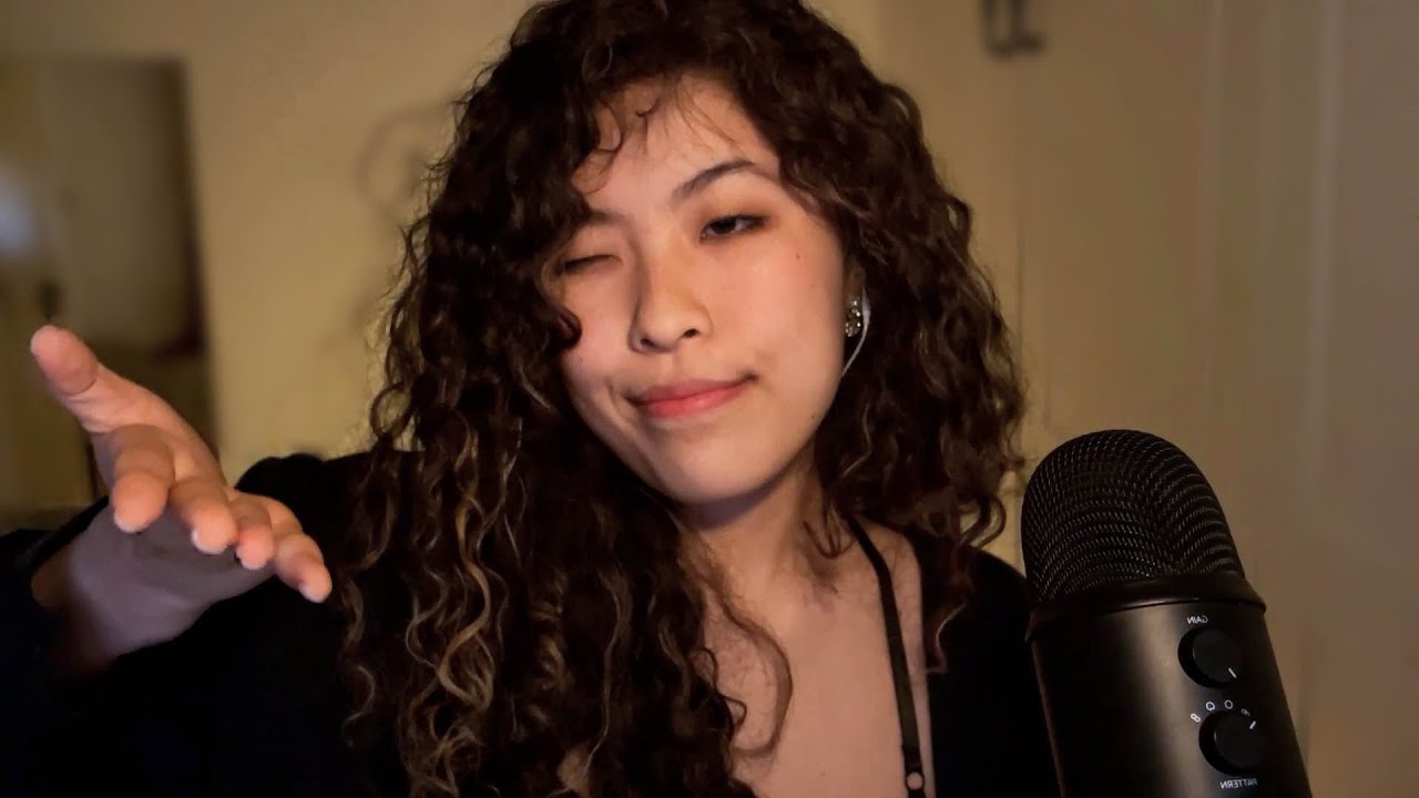 ASMR Yawning Beside Your Ear + Slow Mouth sound - YouTube