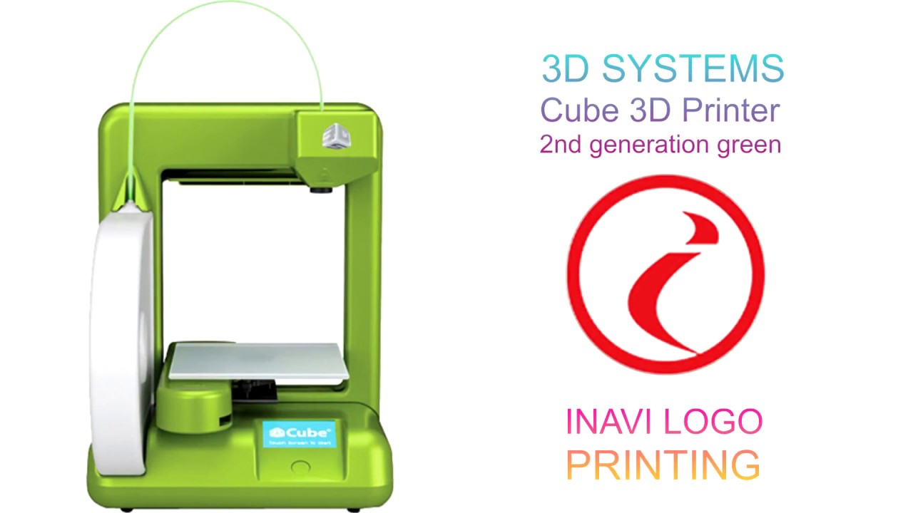 3D SYSTEMS Cube 3D Printer 2nd generation green _ INAVI LOGO PRINTING ...
