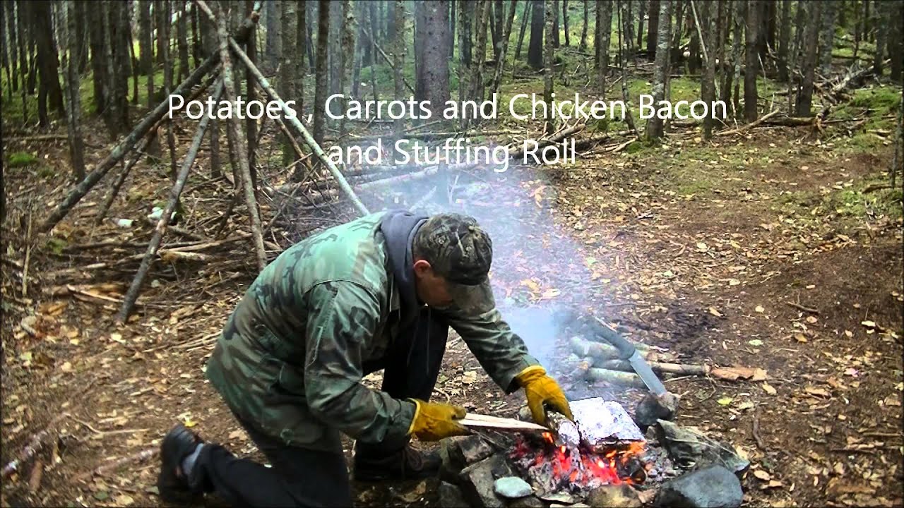 Thanksgiving Dinner on the Campfire Coals - YouTube