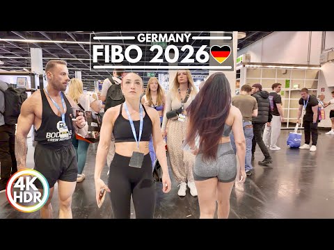 FIBO 2026: The World's Biggest Fitness Expo in Köln Germany! 4K HDR Walking Tour in 60fps