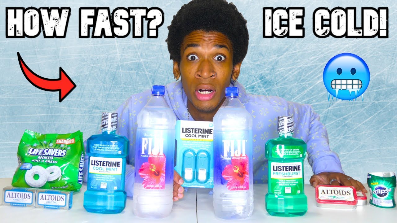 100oz FREEZING ICE COLD Fiji Water Chug Challenge *DON'T TRY* - YouTube
