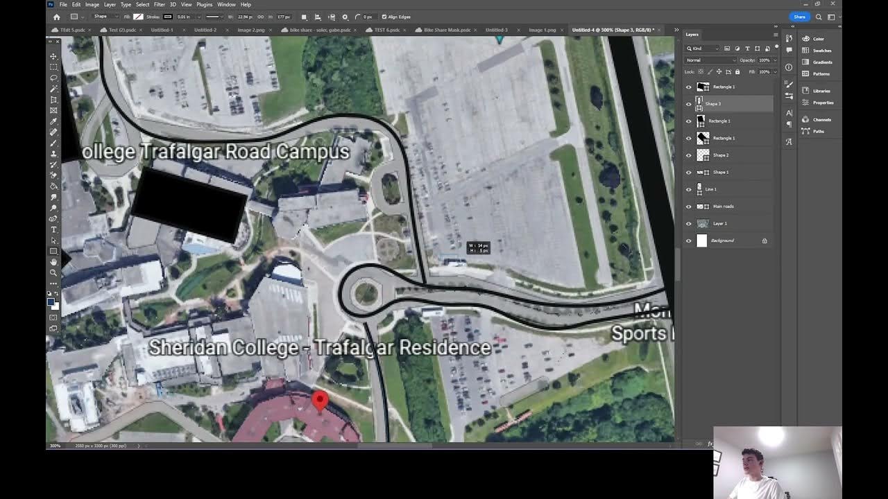TDJ | Photoshop Summative | Site plan (photoshop) - YouTube