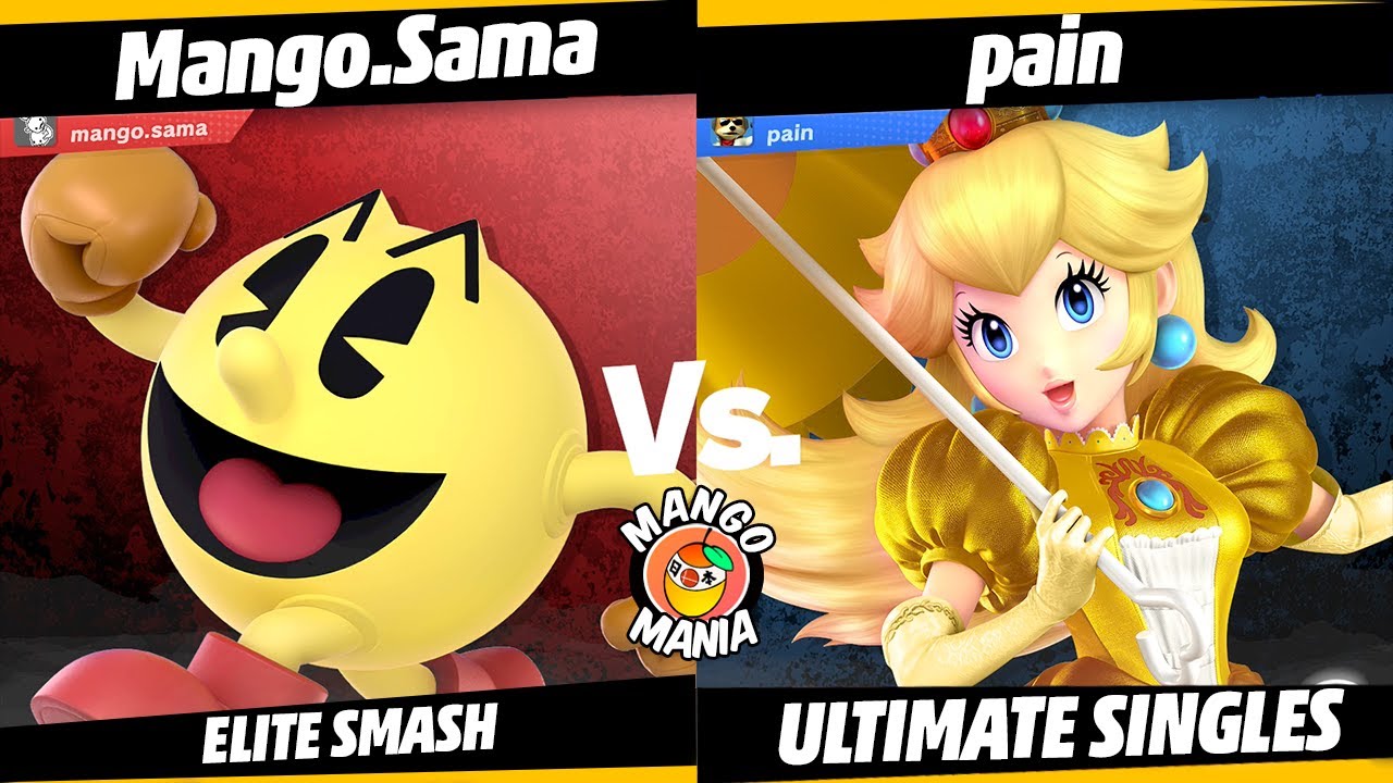 Elite Smash Vol 1. - Mango (Pac-Man) vs. pain (Peach) // Smash Ultimate ...