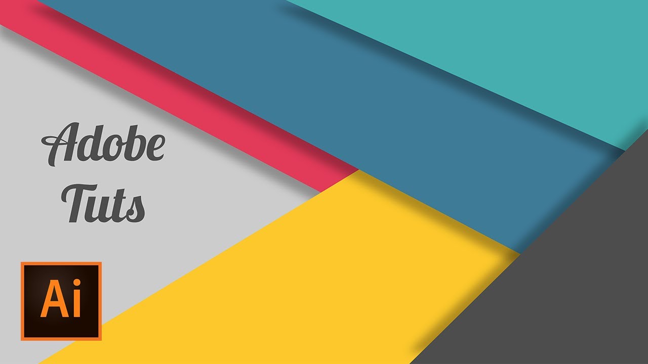 Make Colorful Background With Flat Geometric Shapes in Adobe ...