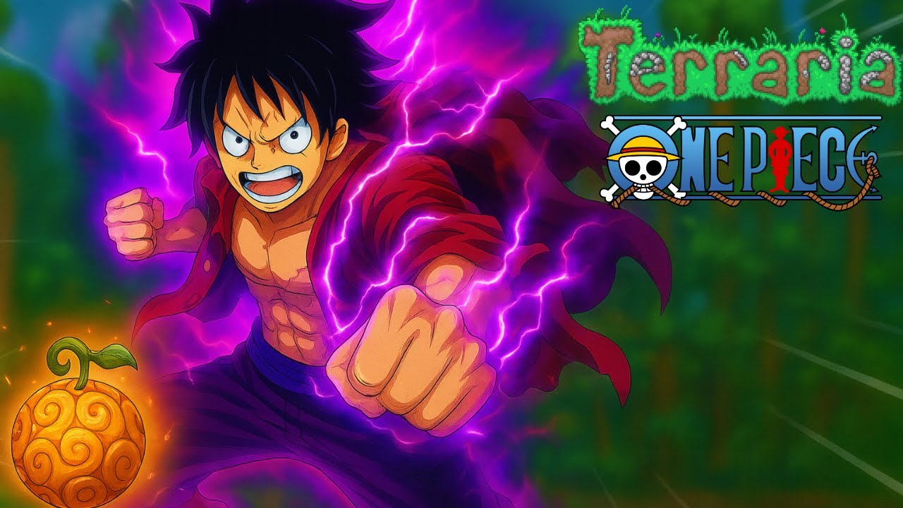 Terraria, But I Can Only Use Devil Fruits (One Piece Mod) - YouTube