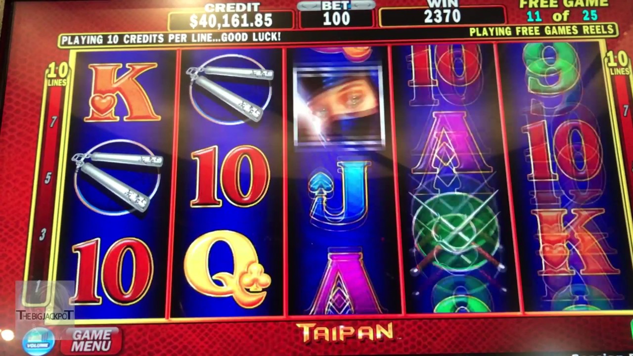 $5,040 Jackpot! | 25 FREE Games | Taipan Game | The Cosmopolitan Casino ...