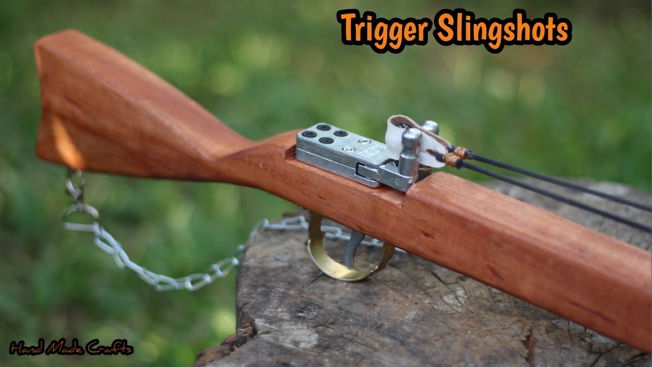 Powerful Slingshots -How to make Wooden Rifle Slingshots - YouTube