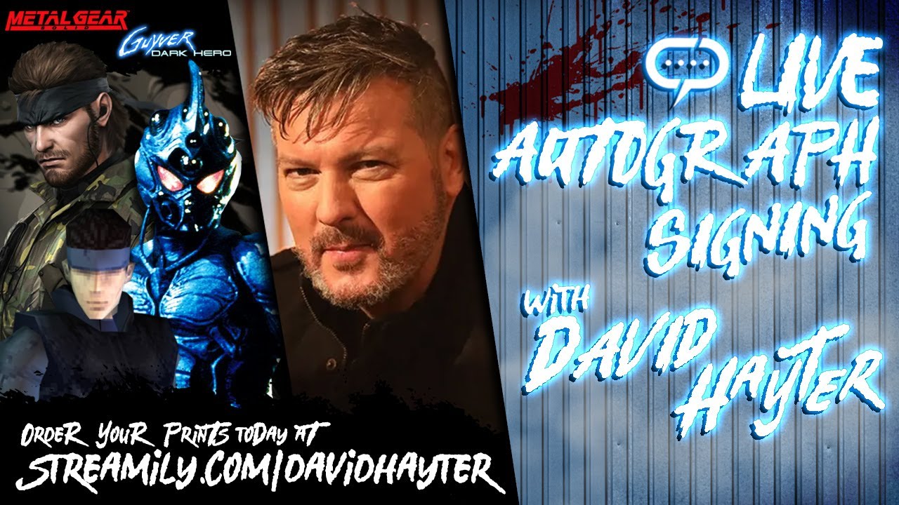 David Hayter | Metal Gear Solid, Guyver | Q&A and Autographs Part-2 (06 ...