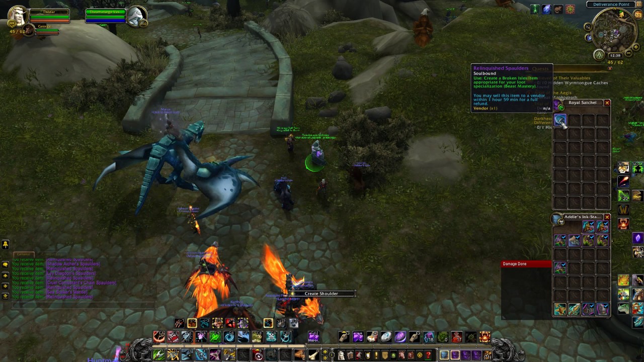 WOW - Legion - Trying luck in getting a Legendary gear upgrade ...