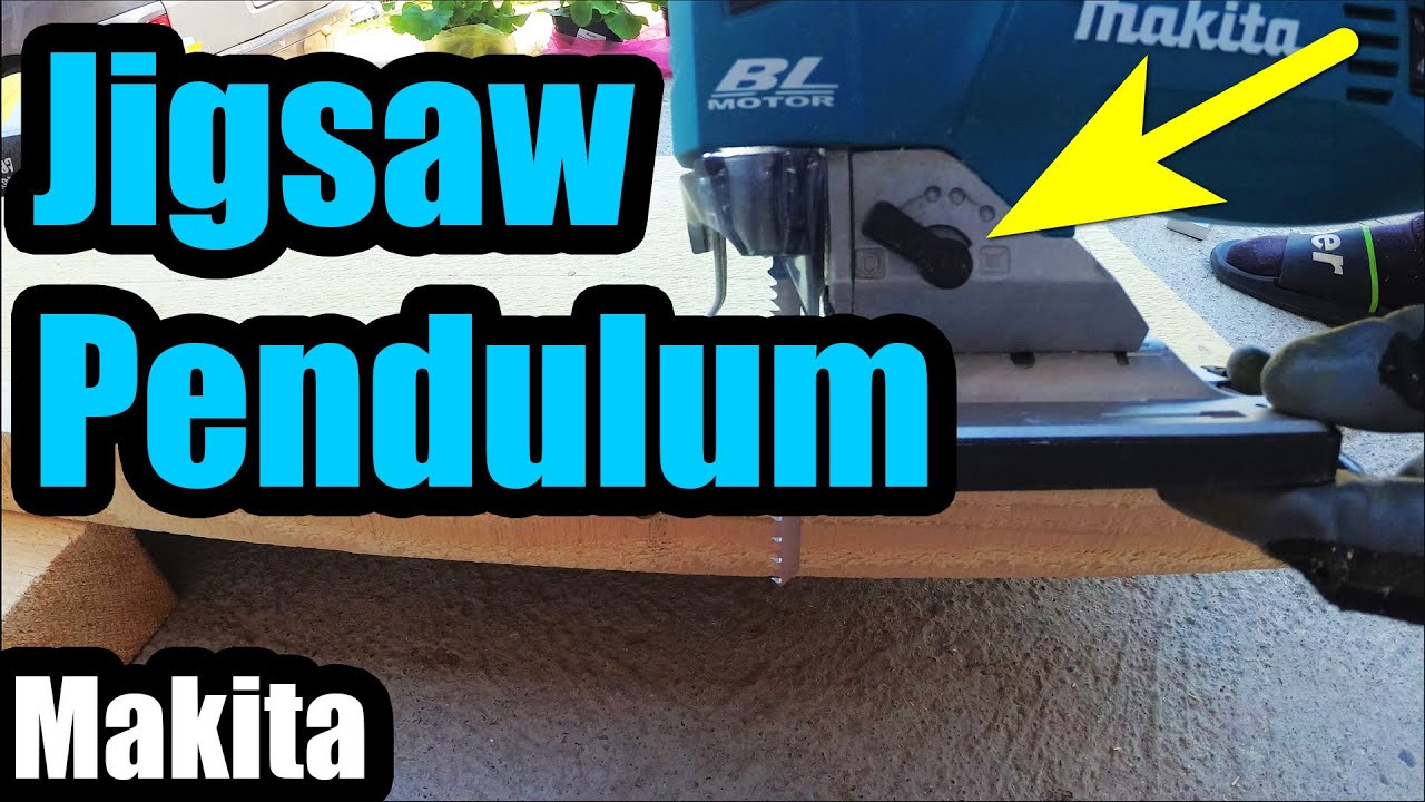 How to cut wood faster? (Makita DJV182Z jigsaw, Pendulum) - YouTube