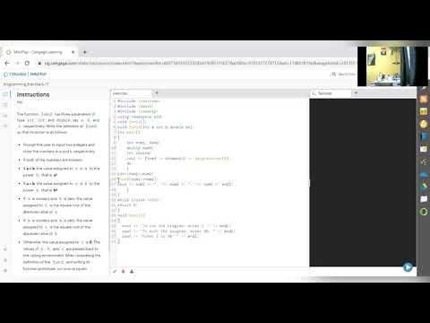Programming Exercise 6-17 - YouTube