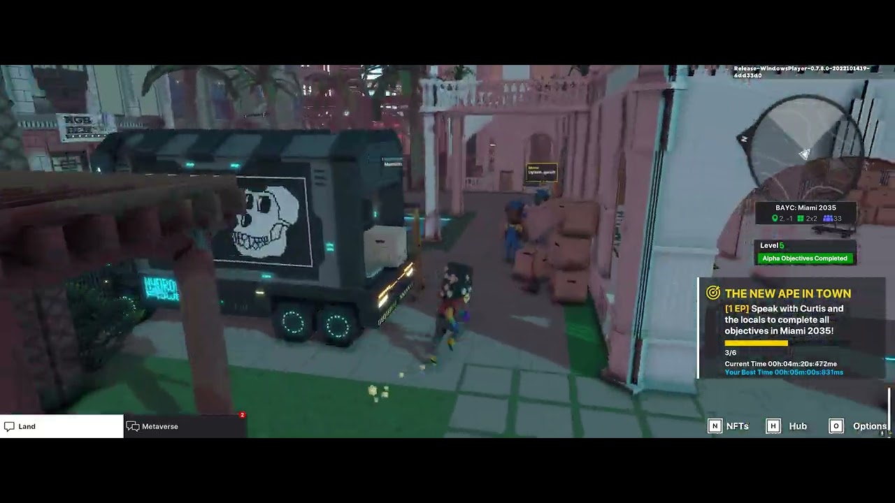 SANDBOX THE GAME: BAYC: Miami 2035 - Full Walkthrough - YouTube