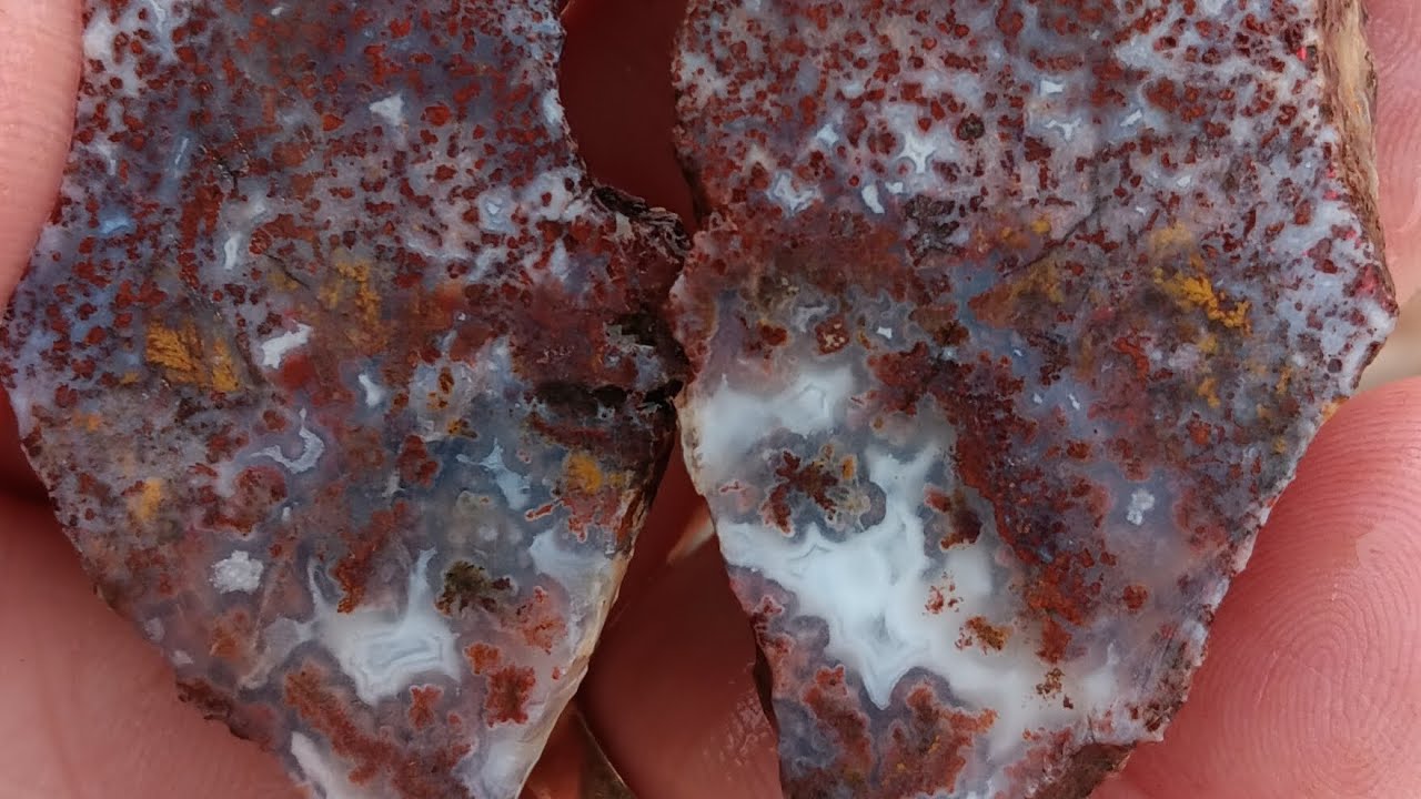 @AZFortificationAgates Cuts Nice Moss and AZ Fortification Agates - YouTube