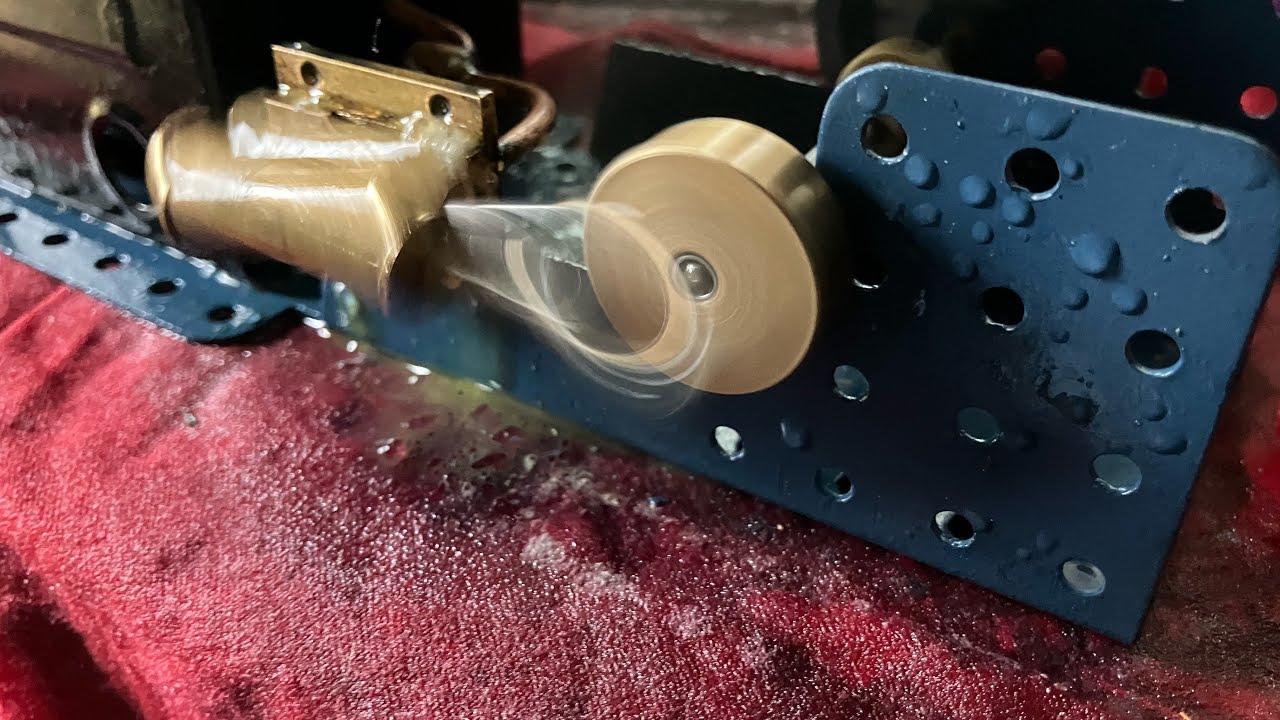 Mamod / Meccano steam engine MSS cylinder conversion first steam test ...