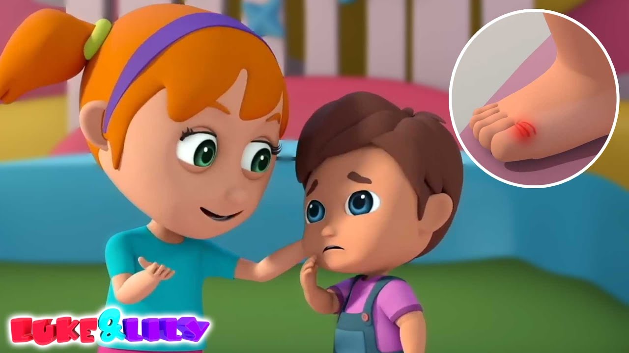 Boo Boo Desenho Animado Canção Infantil Por Luke and Lily Português ...