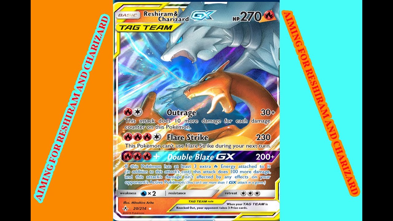 New Target is Reshiram and Charizard GX [Pokemon TCG Online] - YouTube