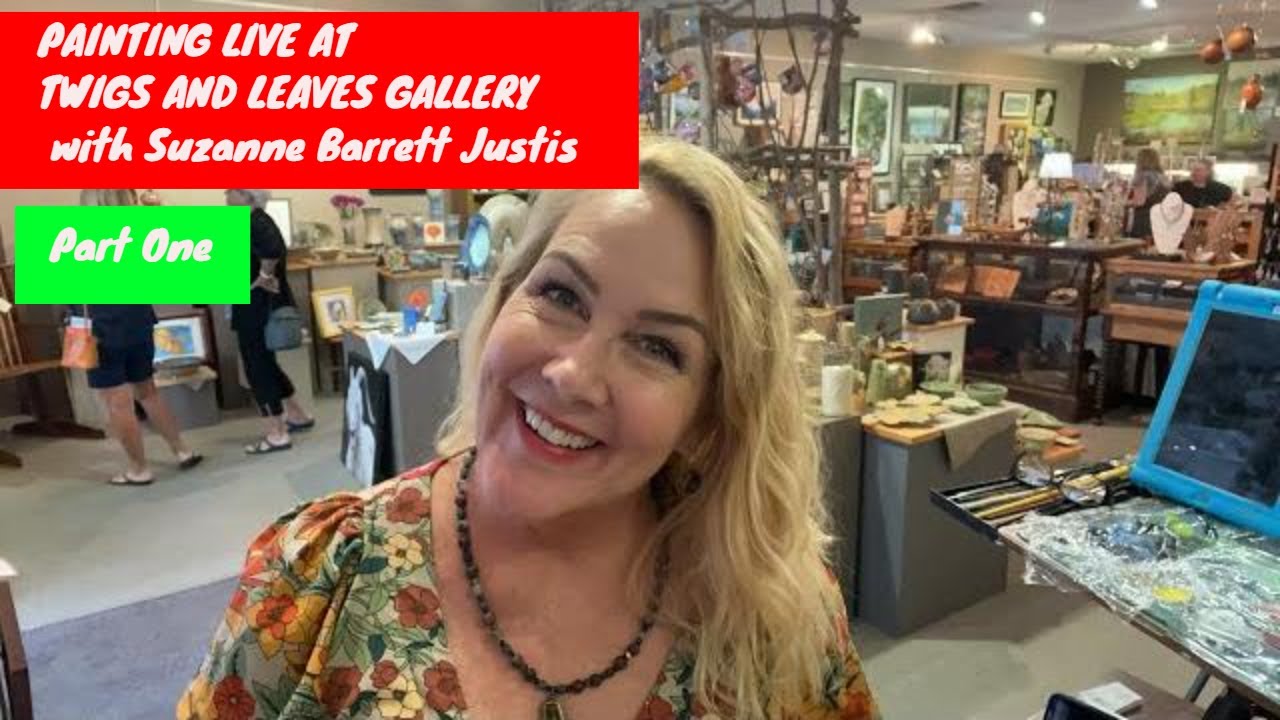 Suzanne Barrett Justis - Artist is going live! - YouTube