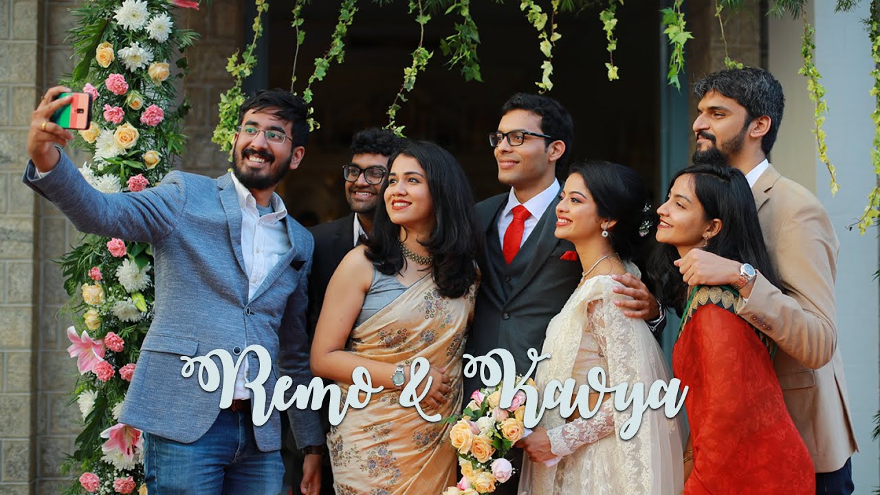 BANGALORE CHRISTIAN WEDDING HIGHLIGHTS | 2020 | REMO & KAVYA - YouTube