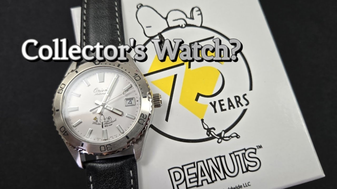 75th Anniversary Orient Peanuts Watch - YouTube