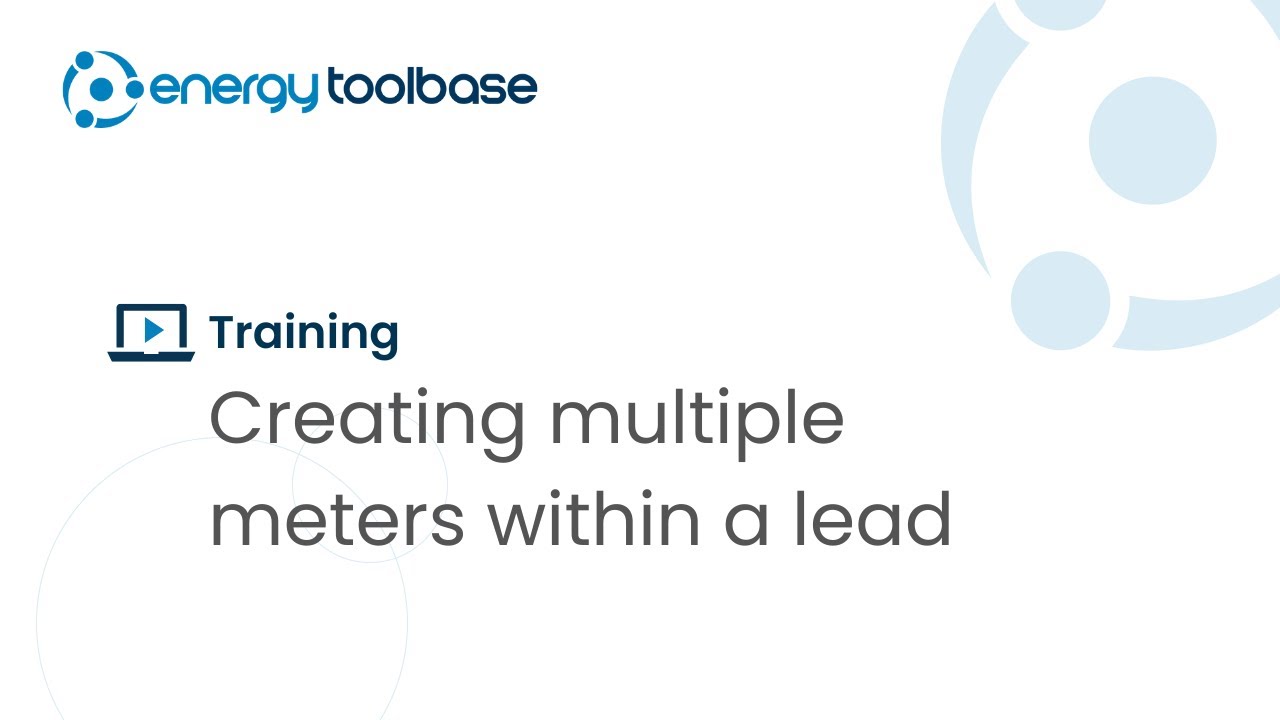 Creating multiple meters within a lead - YouTube