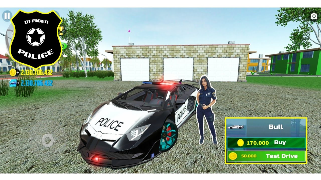 Lamborghini Police Car 😍 || Car Simulator 2 || Android Gameplay - YouTube