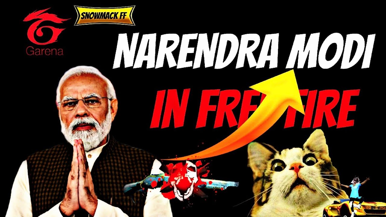 FREE FIRE ‼️ NARENDRA MODI IN FREE FIRE 🔥😲😱‼️ SNOWMACK FF🔥🔥 ‼️ - YouTube