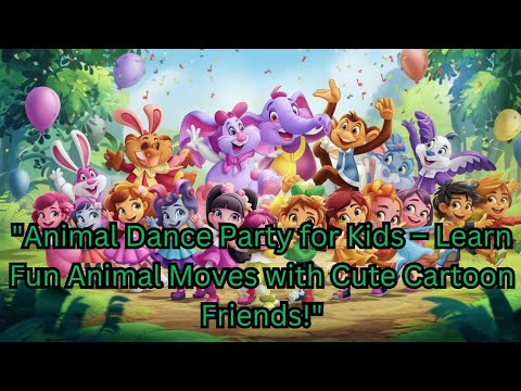 Get Ready to Move! Fun Animal Dance Moves for Kids – Bunny, Elephant ...