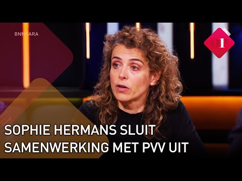 Sophie Hermans ziet samenwerken met Geert Wilders niet zitten | Op1