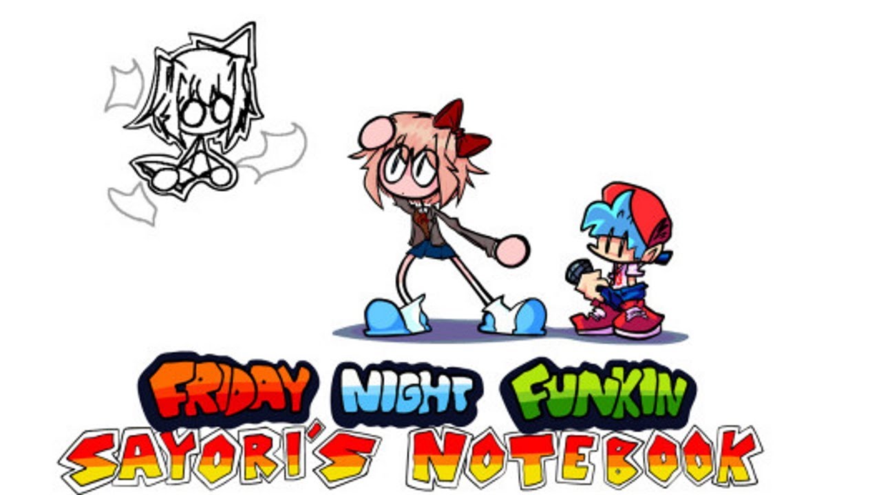 Friday Night Funkin' - Sayori's Notebook (V4.5) FNF MODS - YouTube
