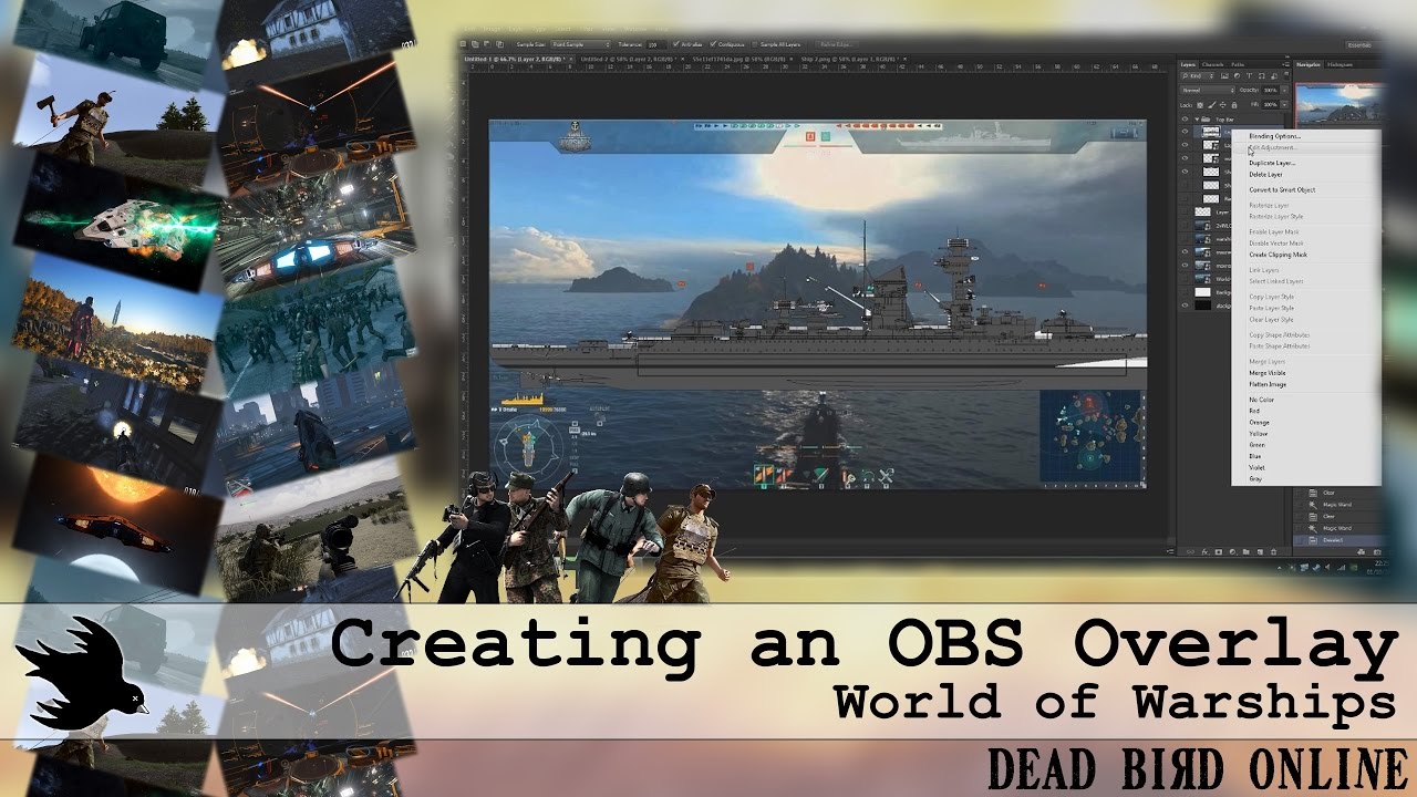 Creating an overlay for World of Warships - YouTube