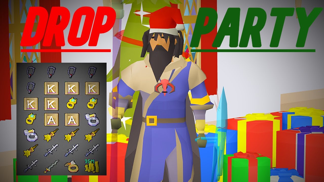 OSRS 170M CHRISTMAS DROP PARTY 2024 - YouTube
